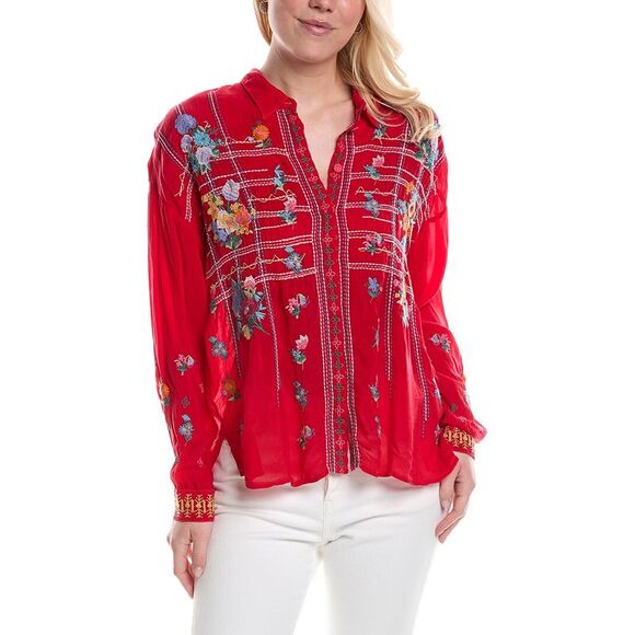 Johnny Was | Tops | Johnny Was Renn Blouse | Poshmark